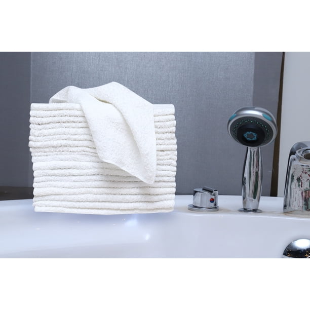 Mainstays Cotton Washcloth Bundle Collection, 36 Pack, White - Walmart ...