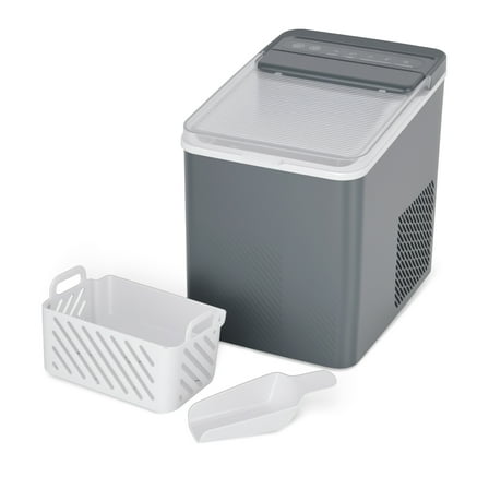 Coca-Cola Portable Countertop Ice Maker Machine, 26-Pound Automatic ...