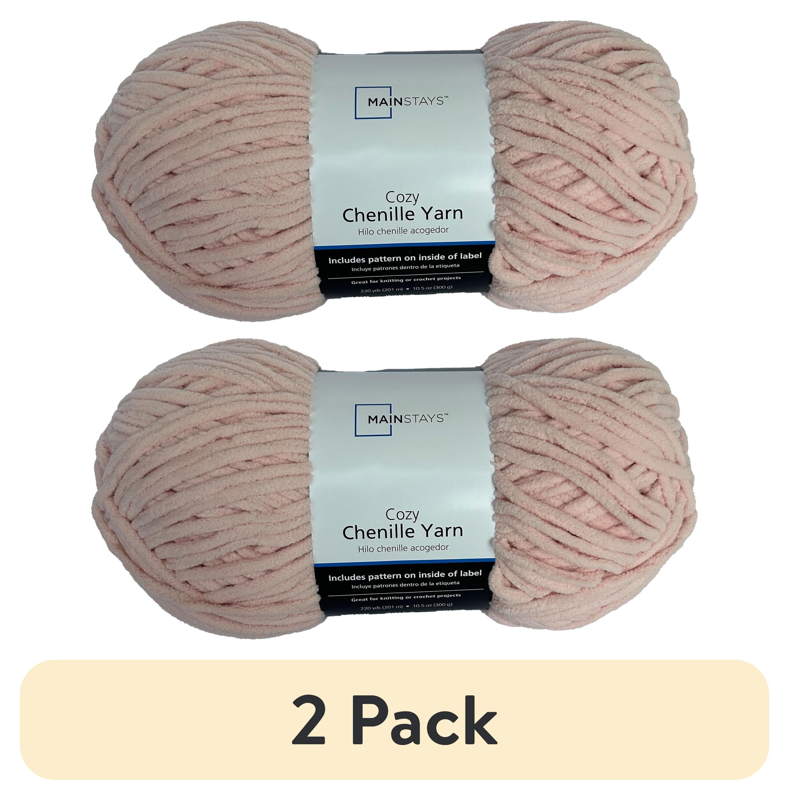 Customer reviews for (2 pack) Mainstays Cozy Chenille Yarn, 220 Yds ...