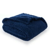 Mainstays Cozy Plush Throw Blanket, Blue Cove, Standard Throw - Walmart.com