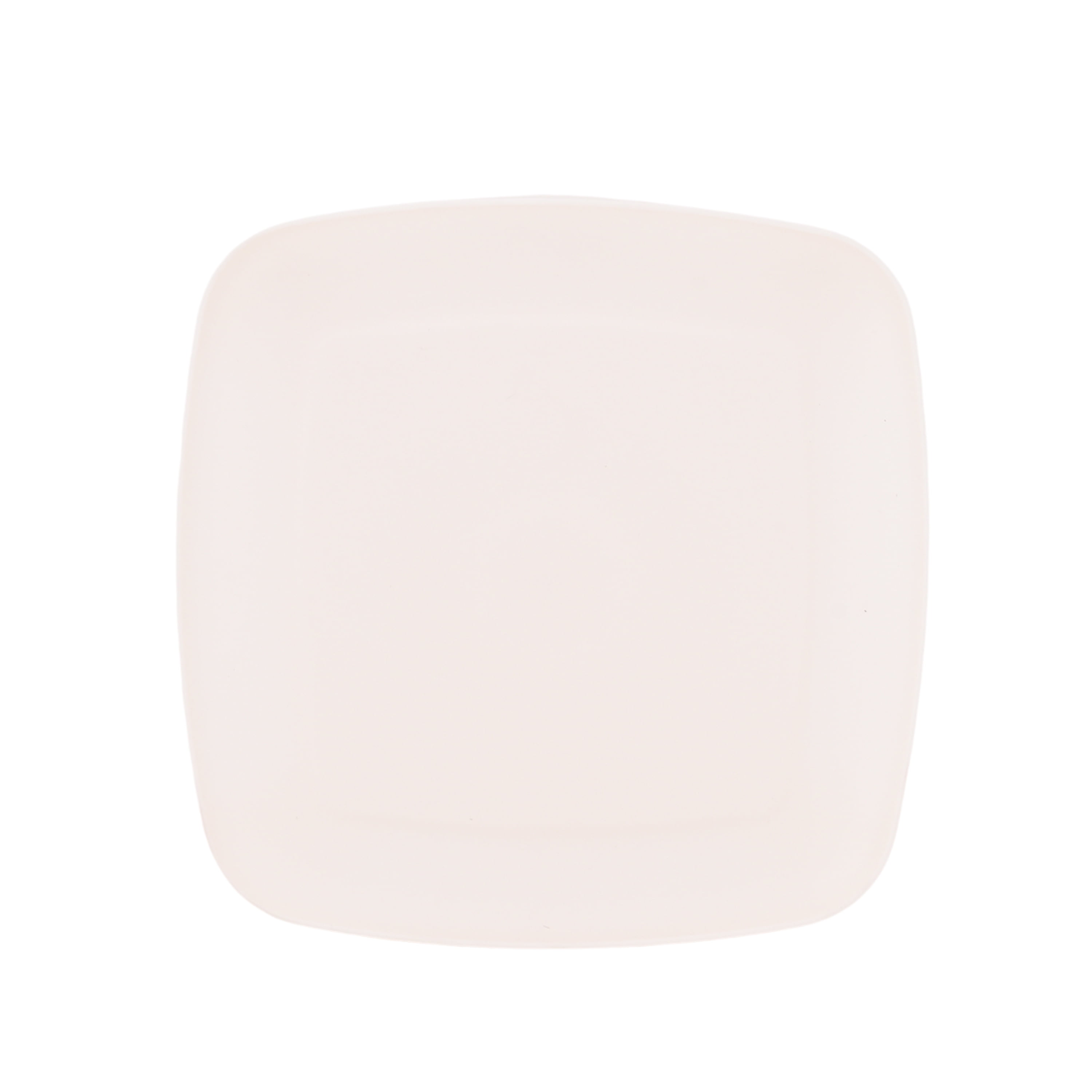 Mainstays - Cream Square Plastic Plate, 10-inch - Walmart.com