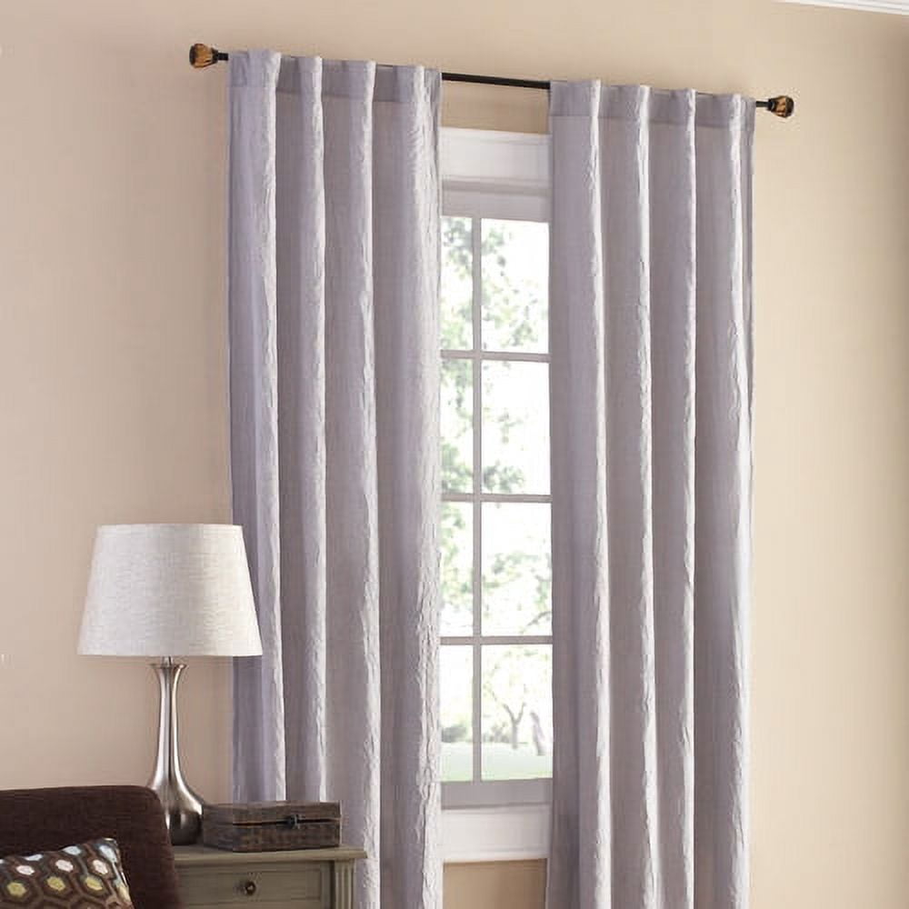 Mainstays Crushed Microfiber Curtain Panel Set - Set of 2 - Walmart.com