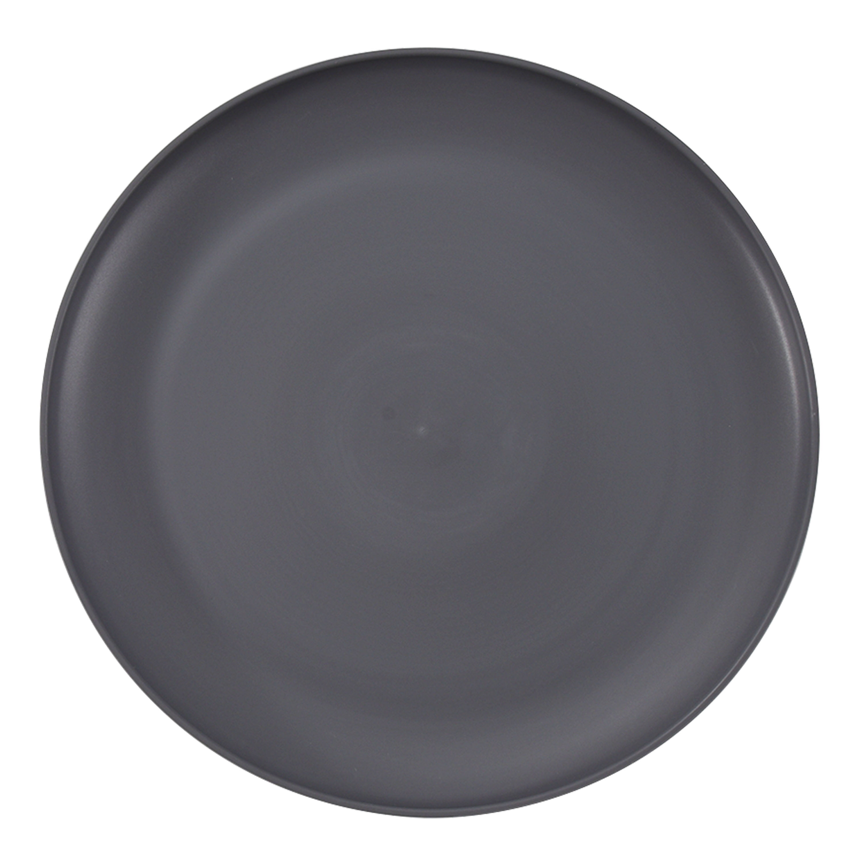 Mainstays Dark Gray 10.5-Inch Plastic Plate - Microwave Safe - Walmart.com