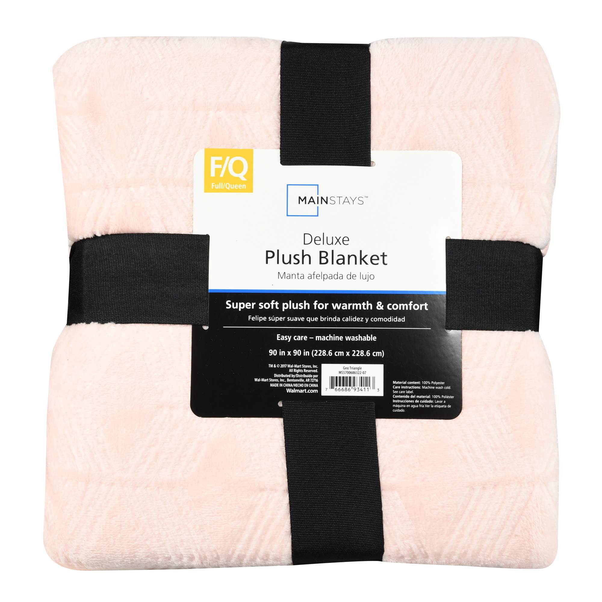 Mainstays Deluxe Plush Blanket, 1 Each - Walmart.com