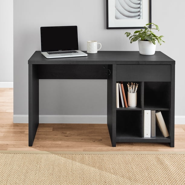 Mainstays Wesley Adjustable Shelf Desk with Headphone Hook and Cable ...