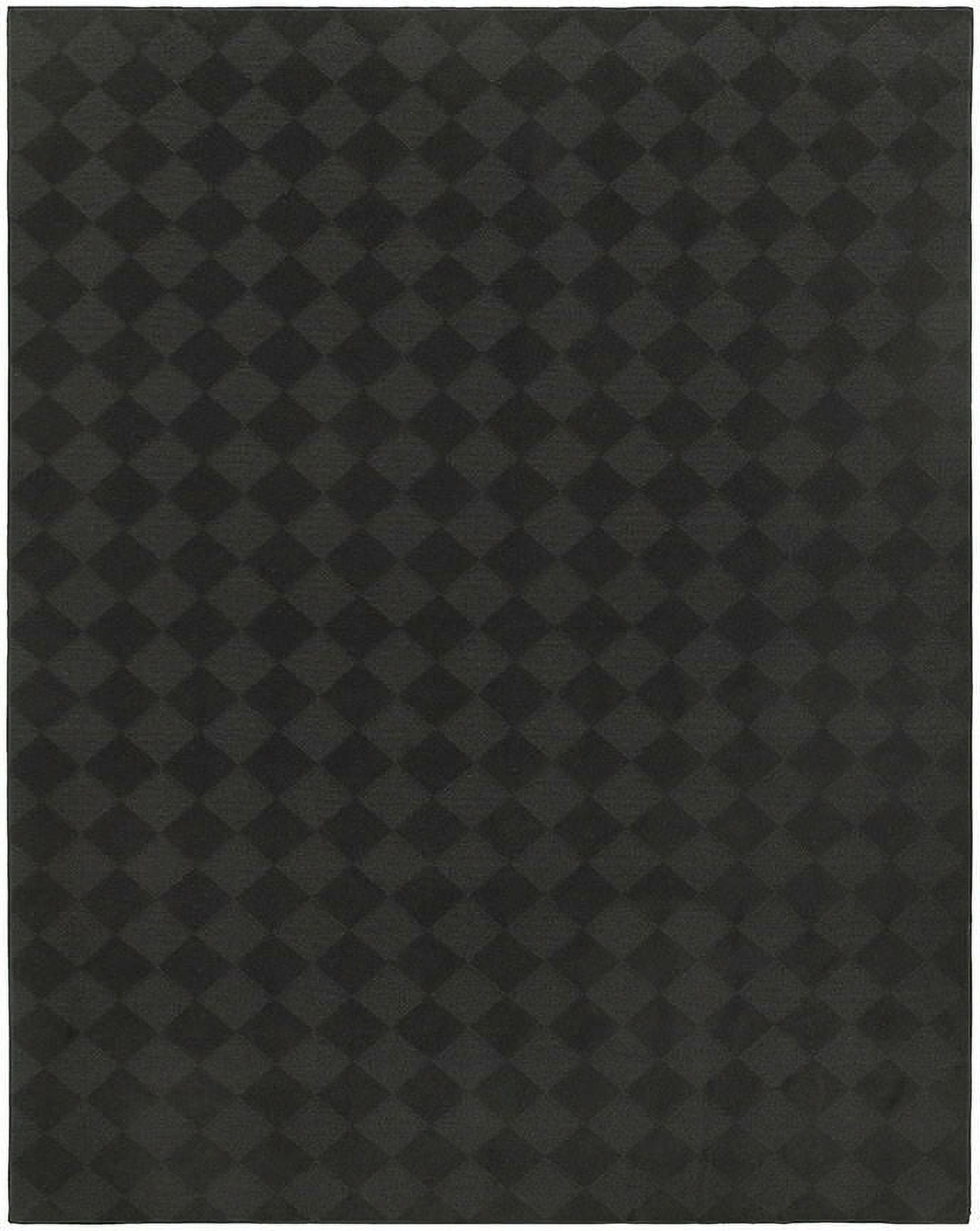 Mainstays Diamond Geometric Black 45"x66" Indoor Area Rug - Walmart.com