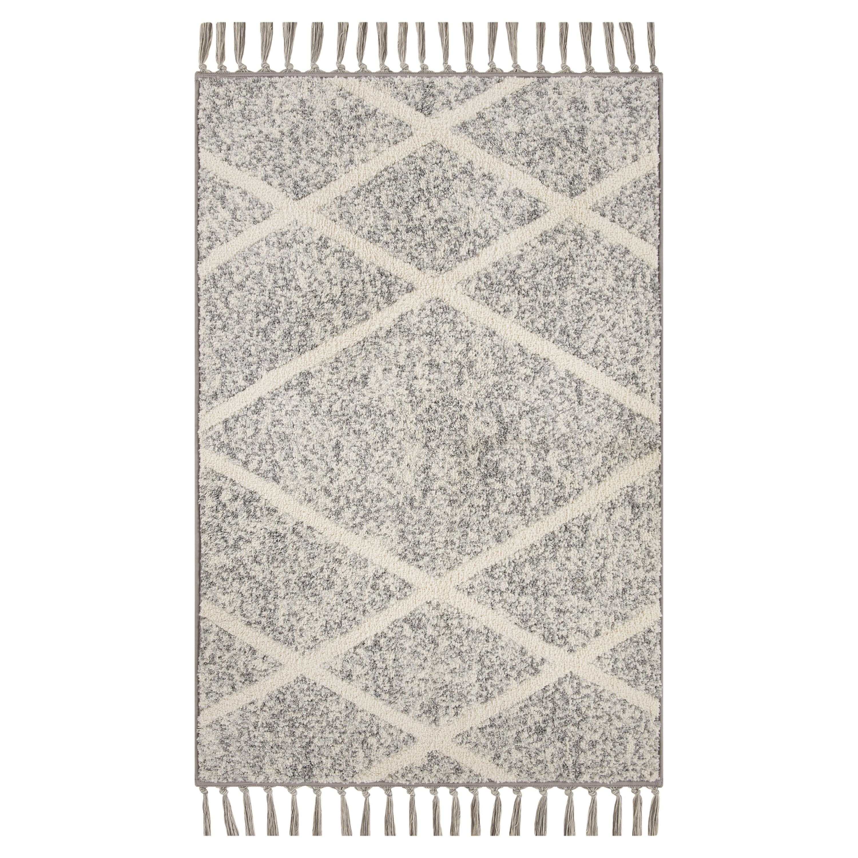 Mainstays Diamond Microfiber Plush Non-Skid Indoor 30" x 45" Accent Rug ...