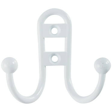 Mainstays, Traditional White Coat Hook, Mounting Hardware Included, 1 ...