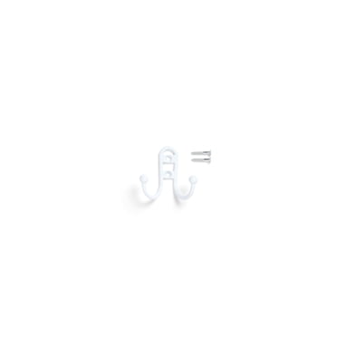 Mainstays, Double Hook Satin Nickel Metal Hooks, Clutter-Free Hooks for ...