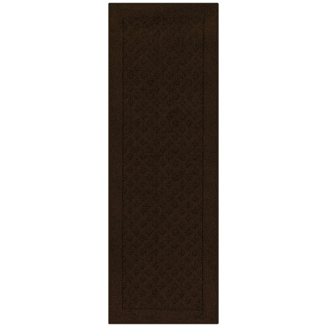 Find Your Perfect Mainstays Traditional Dylan Solid Olefin Brown Indoor ...