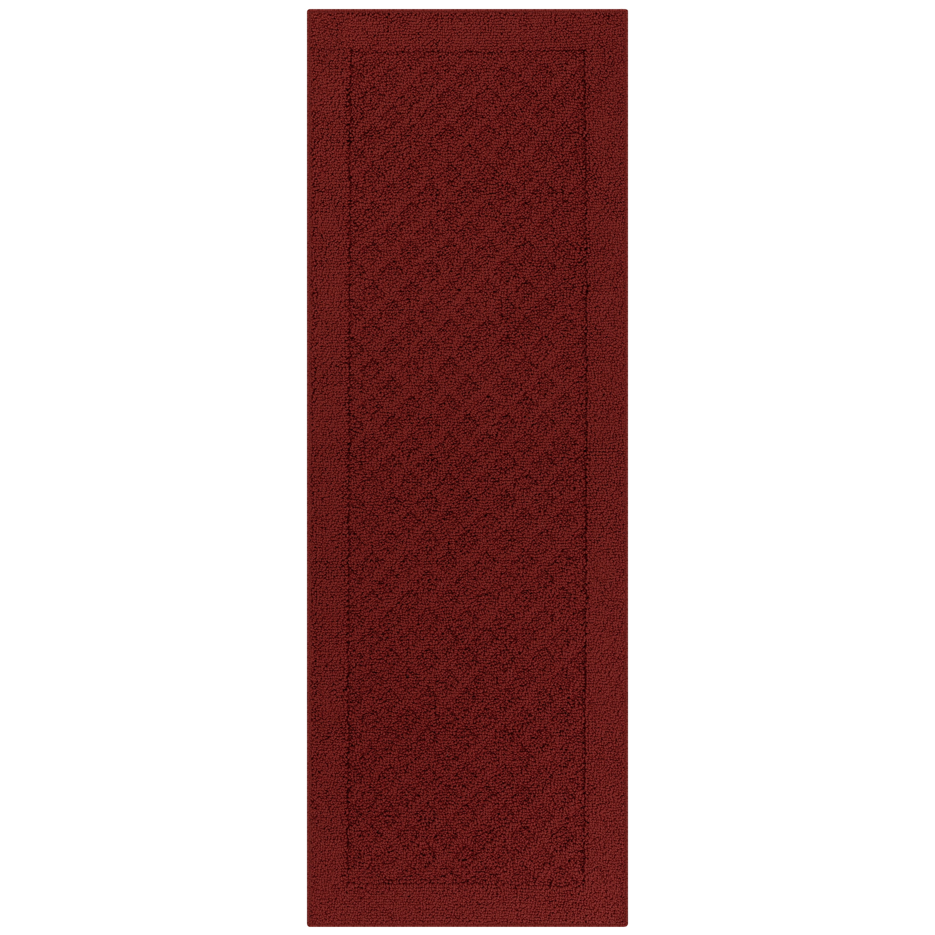 Mainstays Dylan Solid Diamond Olefin Red Indoor Runner Rug, 2'x6 ...