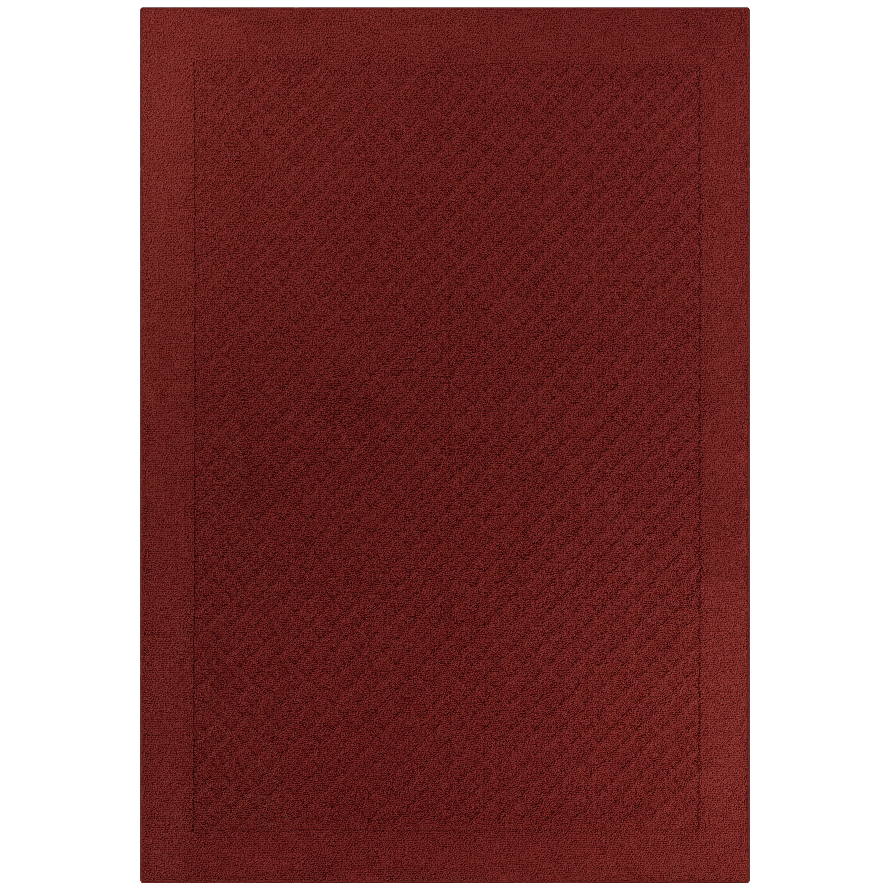Mainstays Dylan Solid Diamond Traditional Cinnamon Red Indoor Area Rug mainstays-dylan-solid-diamond-traditional-cinnamon-red-indoor-area-rug