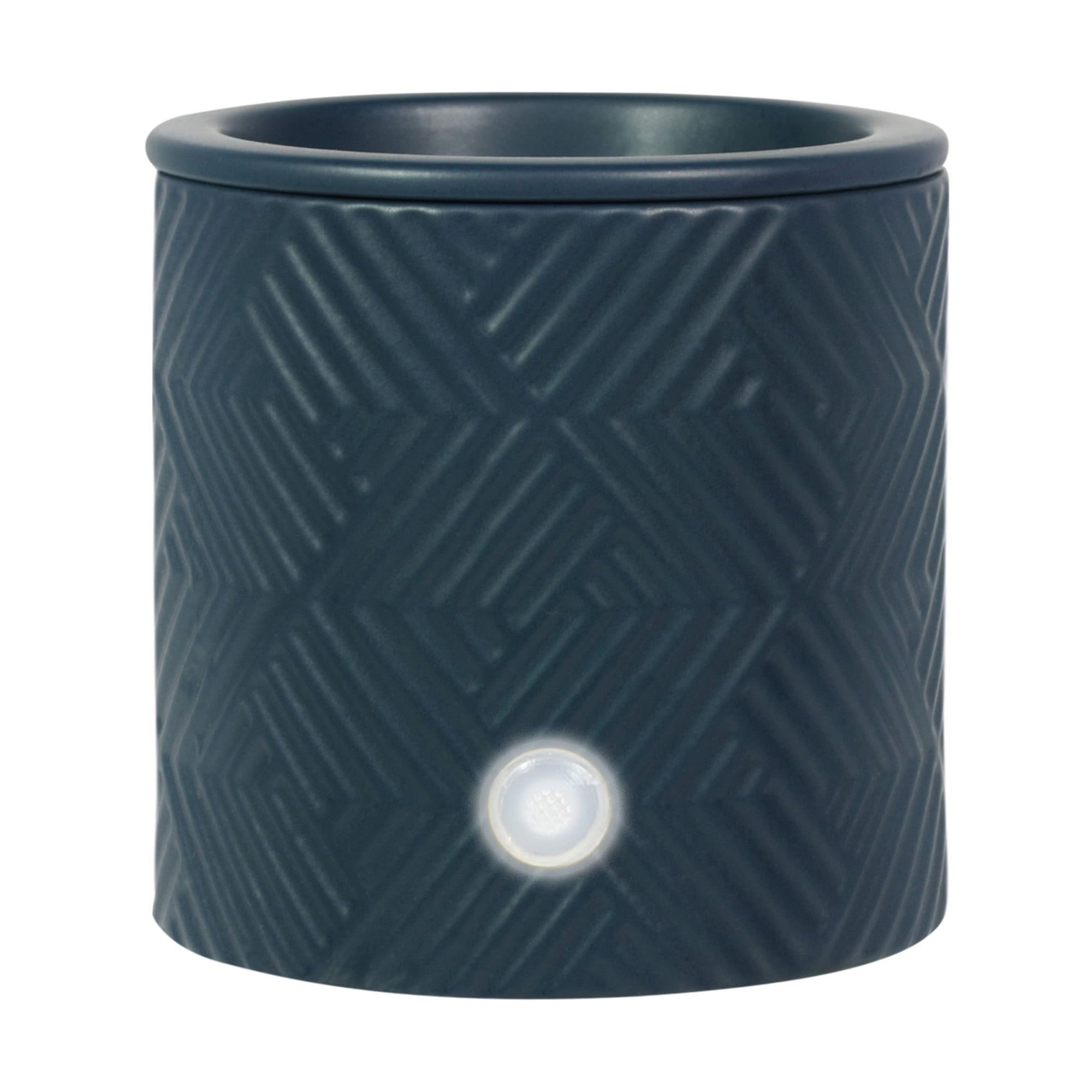 Mainstays Electric Navy Blue Ceramic Wax Warmer, Flameless, 4x4x4.4 ...