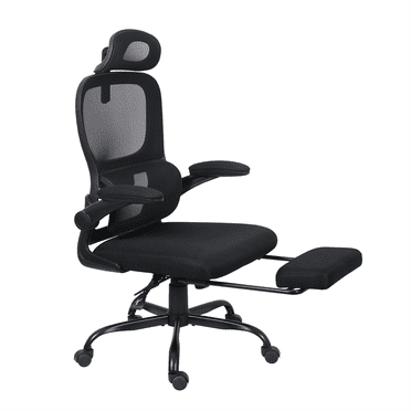 Costway Ergonomic Office Chair with Adjustable Lumbar Support Rocking ...