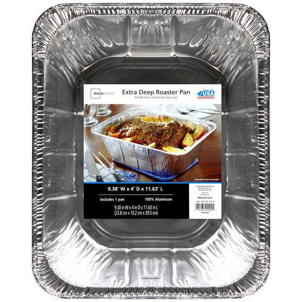 Mainstays Extra Deep Roaster Pan - Walmart.com