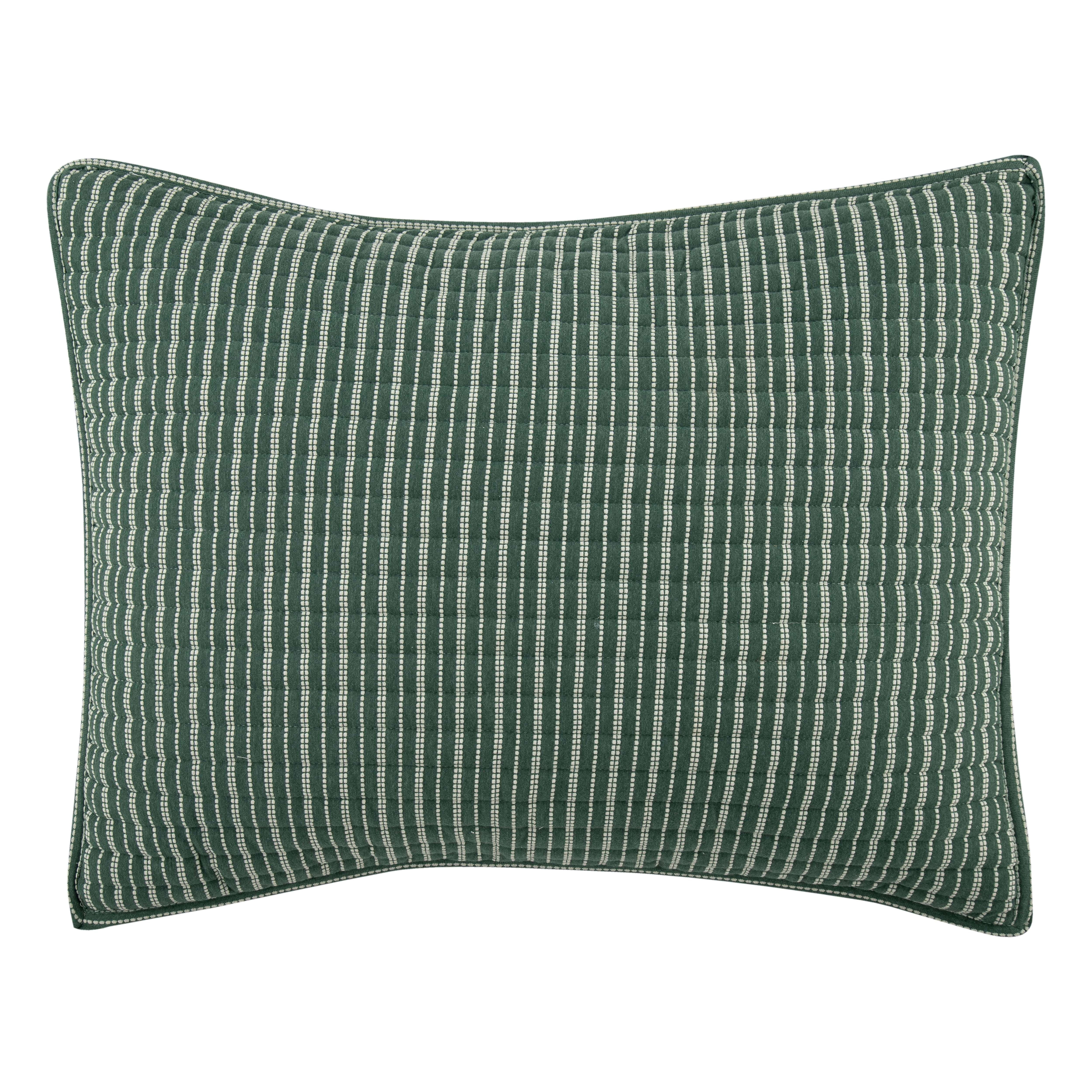 Mainstays Cotton-Rich T-Shirt Soft Jersey Striped Pillow Sham Bedding ...