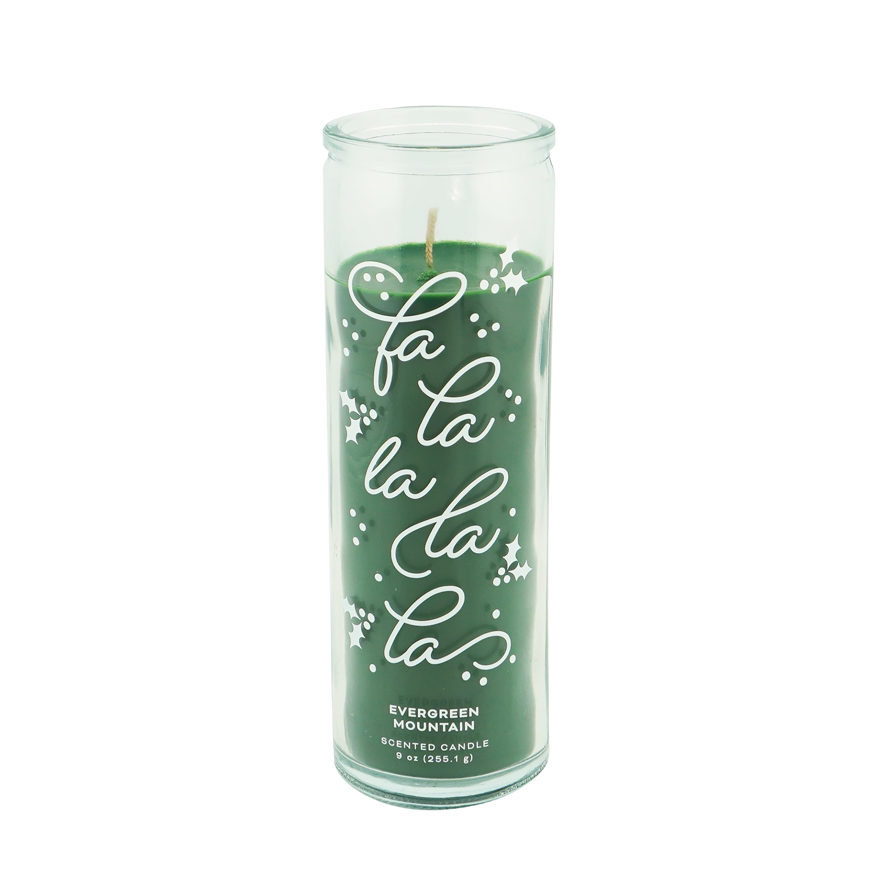 Mainstays Fa La La Scented Candle, Evergreen Mountain Scent Aromatic ...