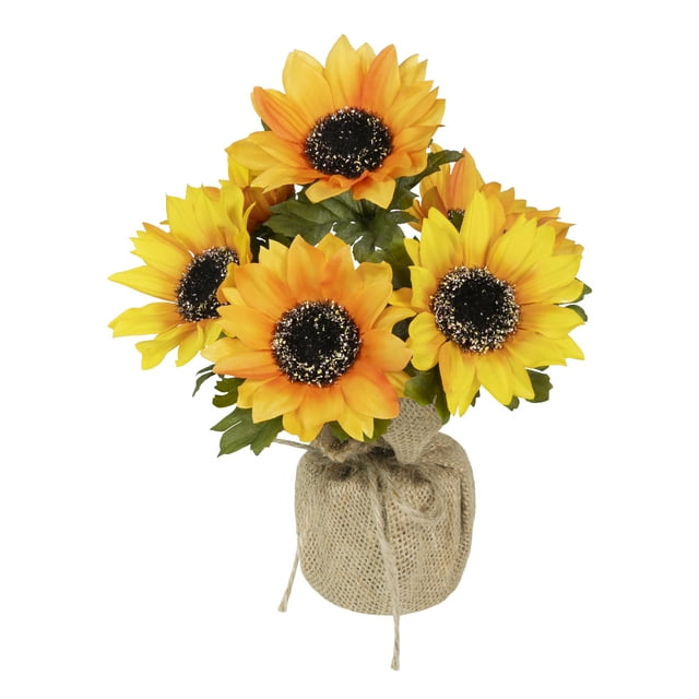 Mainstays Artificial Sunflower Plant - 10 Height - Walmart.com