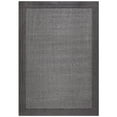 Mainstays Farmhouse Faux Sisal Olefin Gray Border Indoor Area Rug, 5' x ...