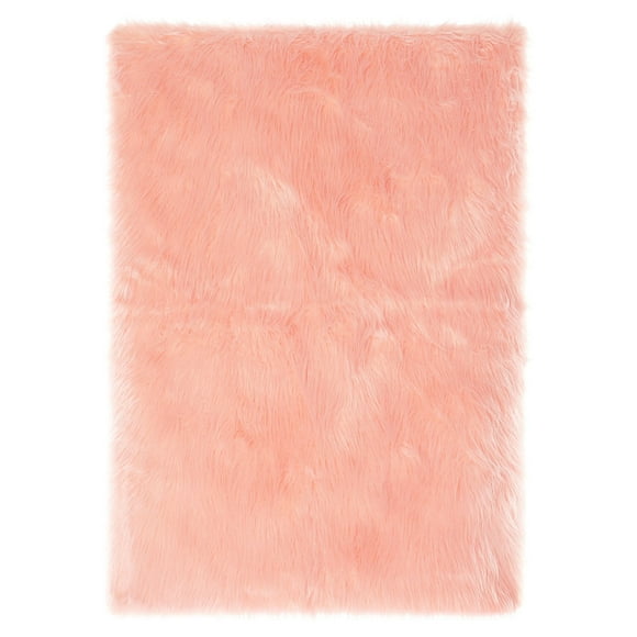 Pink Fur Rug