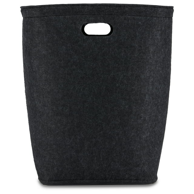 Mainstays Felt Hamper with Handles, Gray - Walmart.com