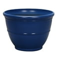 Mainstays Ferenza Blue Recycled Resin Planter, 14in L x 14in W x 10in H ...
