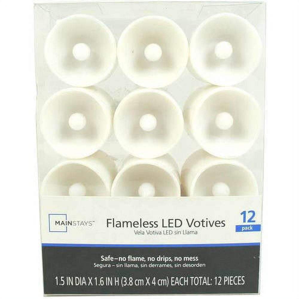 Mainstays Flameless LED Votives, 12-Pack - Walmart.com