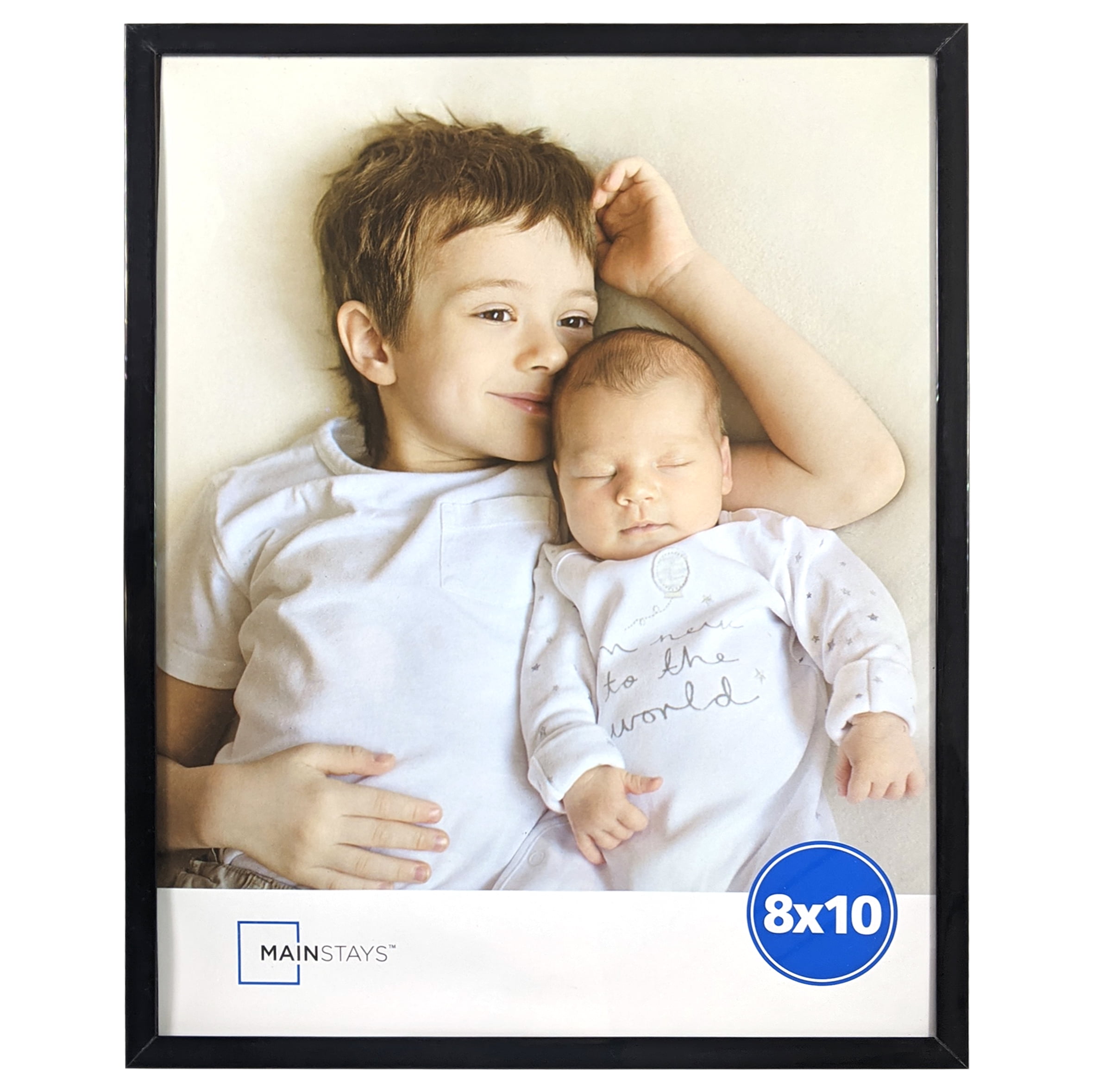 Mainstays Flat Black 8" x 10" Photo Frame - Walmart.com