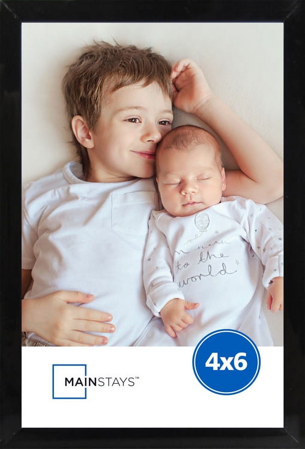 4W Mainstays MS Flat White 4" x 6" Photo Frame - Walmart.com