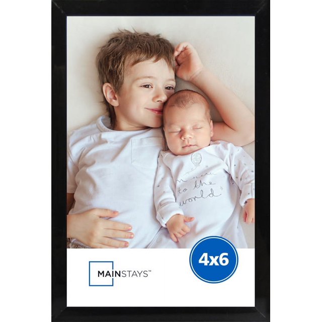 Mainstays Flat White 4" x 6" Photo Frame - Walmart.com