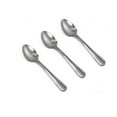 Mainstays Fleetline Stainless Steel Teaspoons, 3-Piece Set, Silver ...