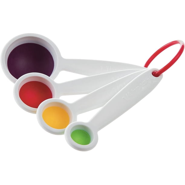 Mainstays Flexible Measuring Spoons, 4 Piece - Walmart Business Supplies