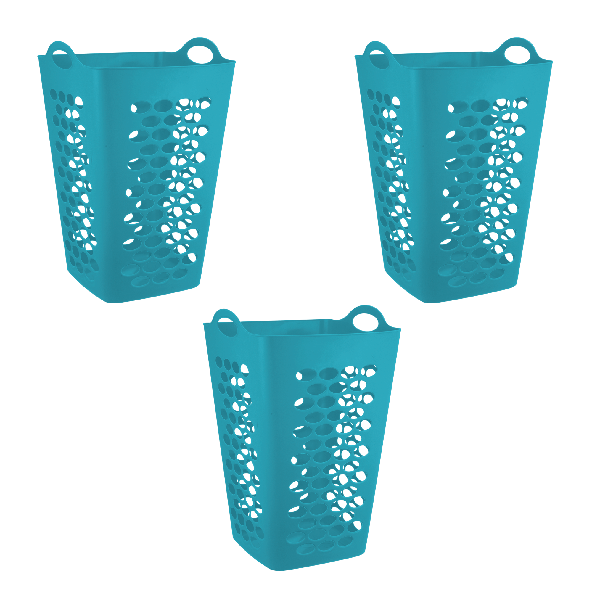 Redmon Comfort Grip Clothes Laundry Hamper, Plastic - Walmart.com