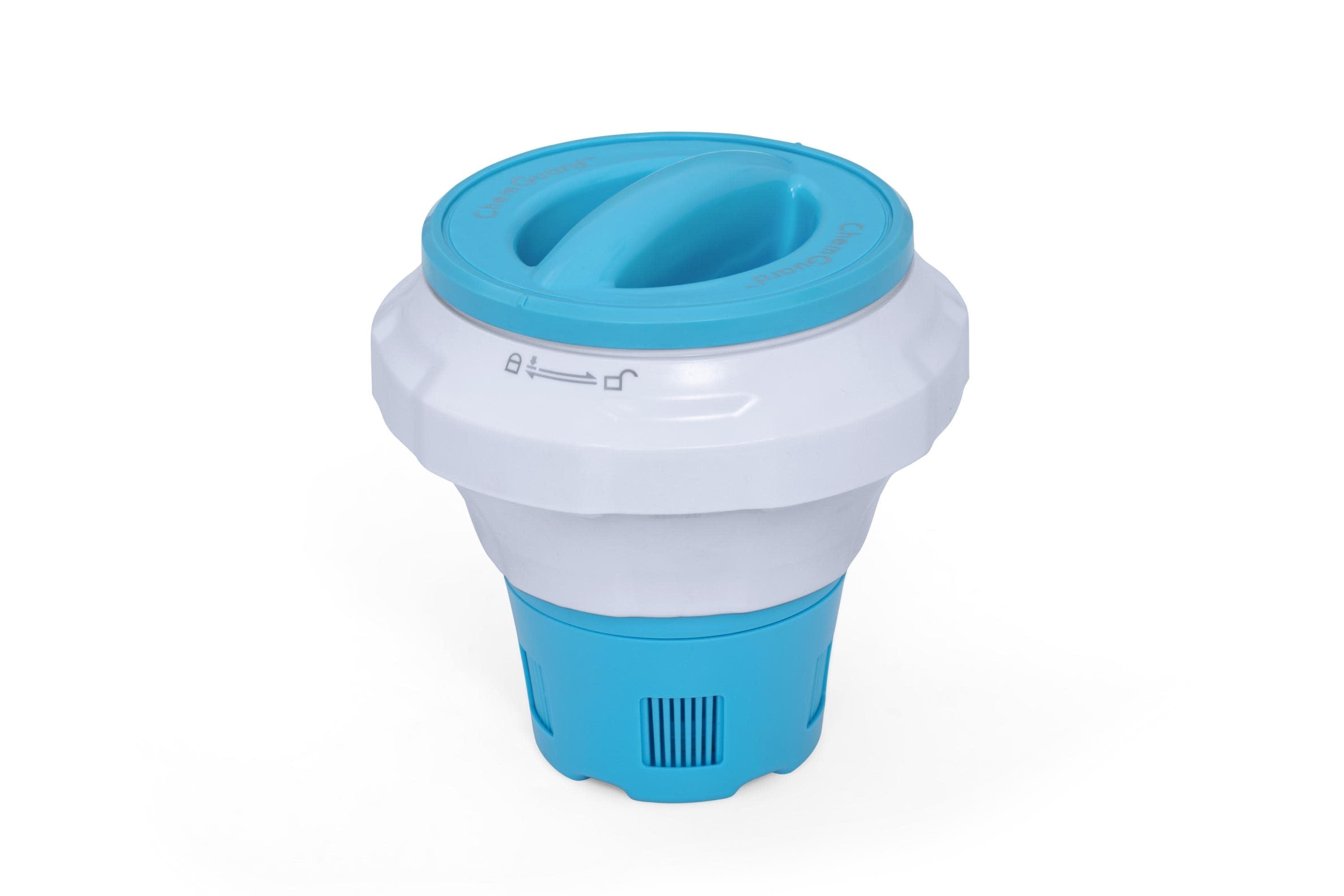 Mainstays Floating Collapsible Pool Blue Chlorine Dispenser for 3 ...