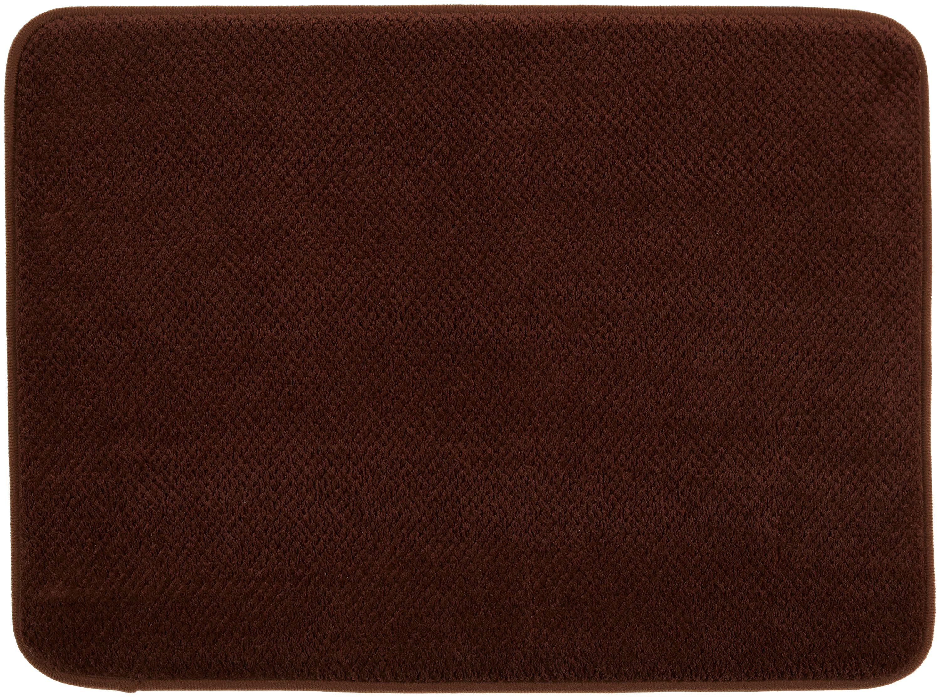 Mainstays Foam Bath Rug, Chocolate, 17" x 23.5" - Walmart.com