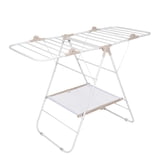 Mainstays Folding Steel and Mesh Freestanding Wing Clothes Drying Rack ...