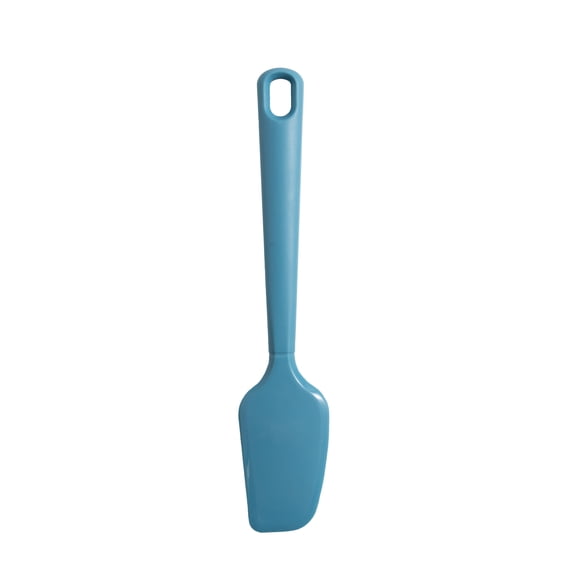 Mainstays Food-Grade Silicone Kitchen Spatula, 10.55 inch, Blue, Heat ...
