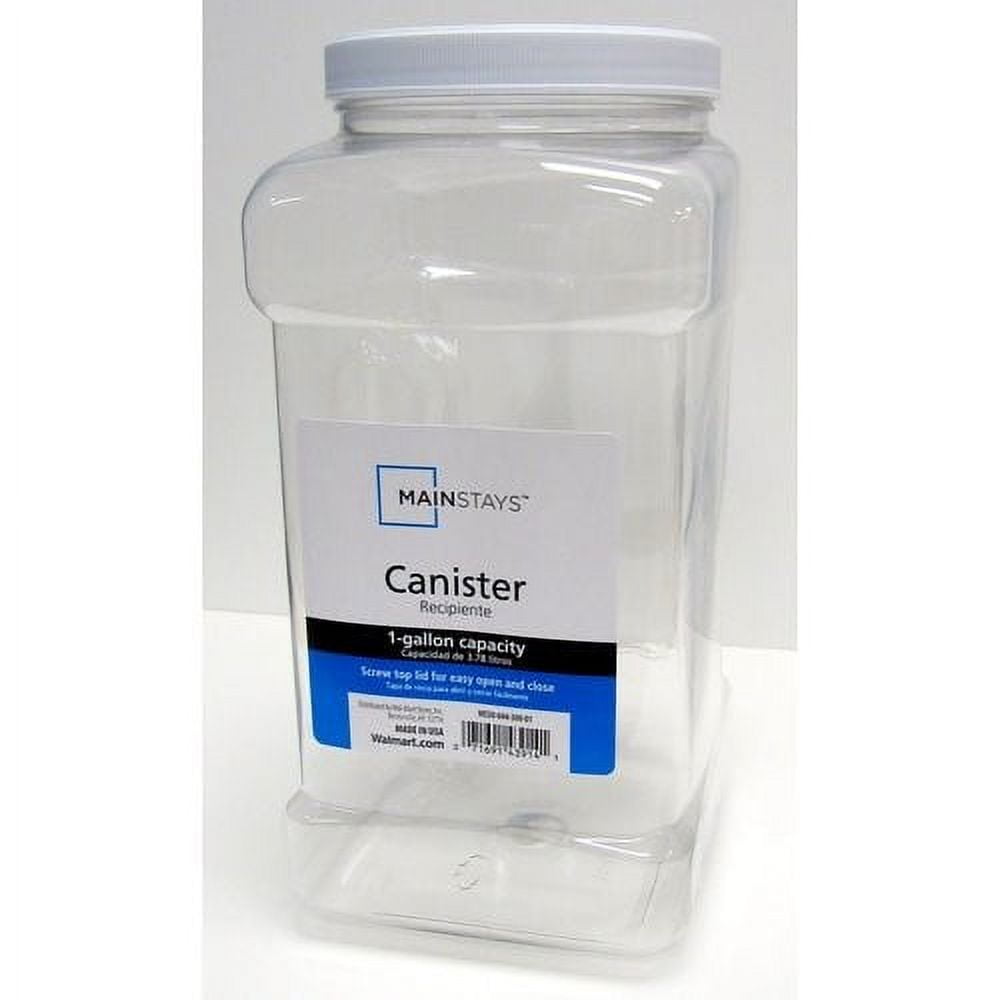 Mainstays, Food Storage Container, 1 gal, Plastic Set of 1 - Walmart.com