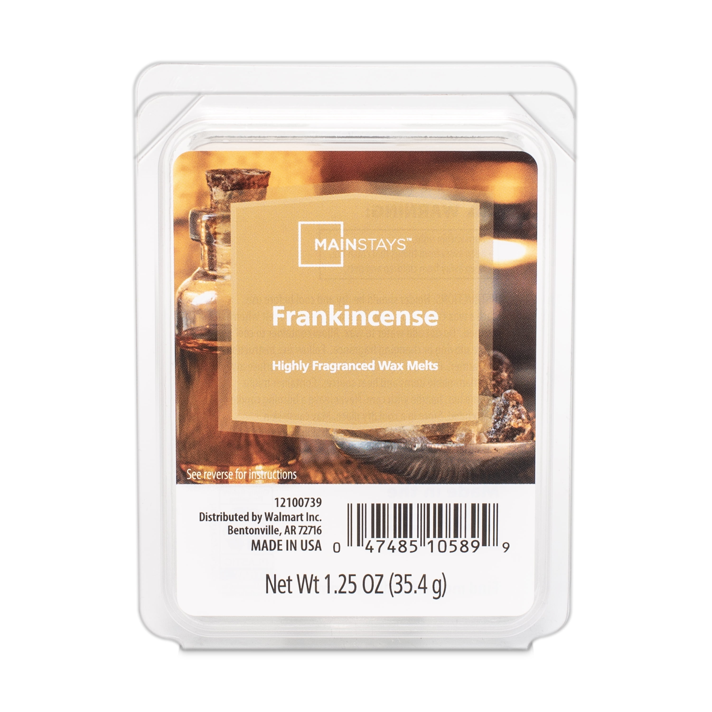 Mainstays Frankincense Scented Wax Melts 1.25 oz 6 Cubes for Home ...