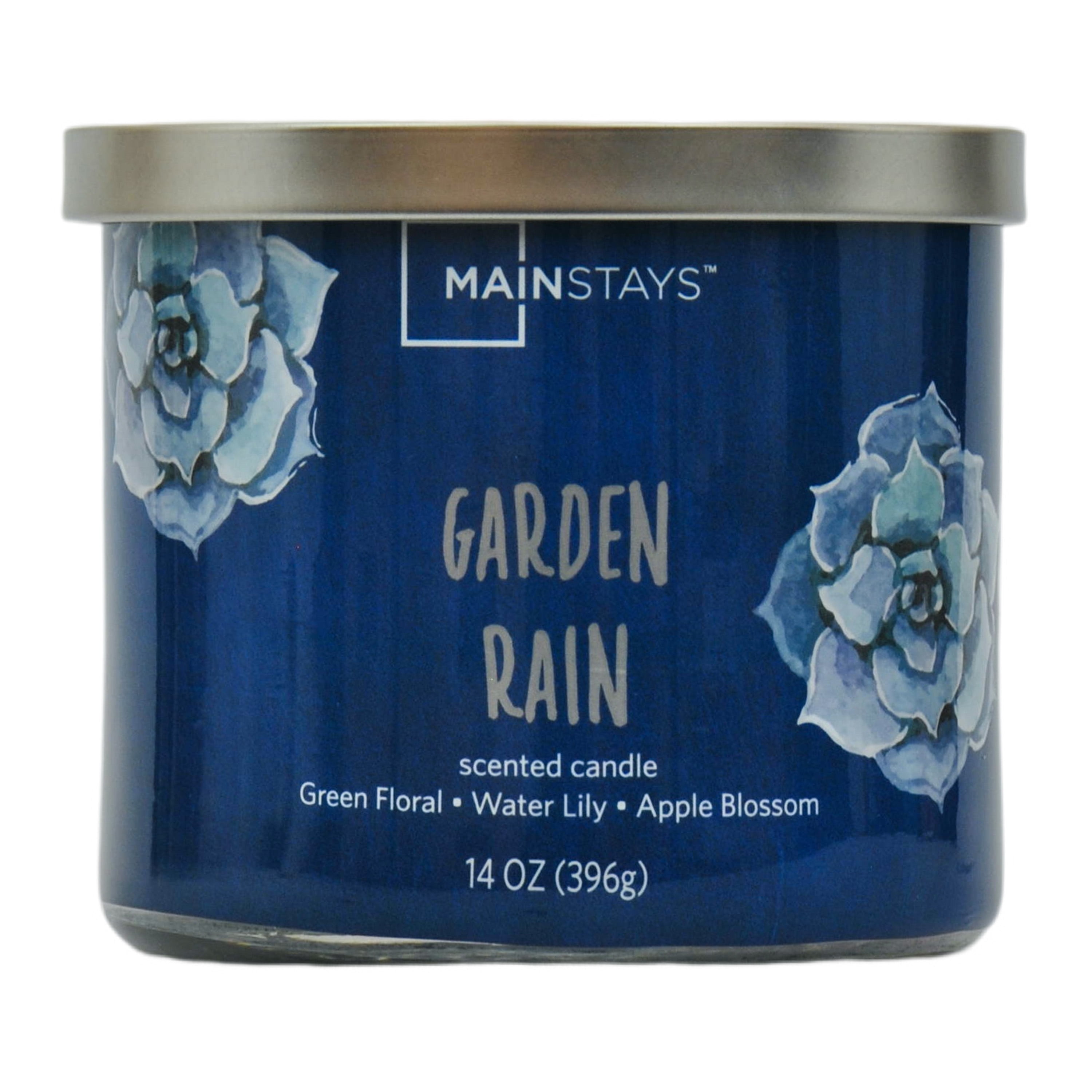 Mainstays Garden Rain 14 Oz 3-Wick Multi-Scent Candle - Walmart.com