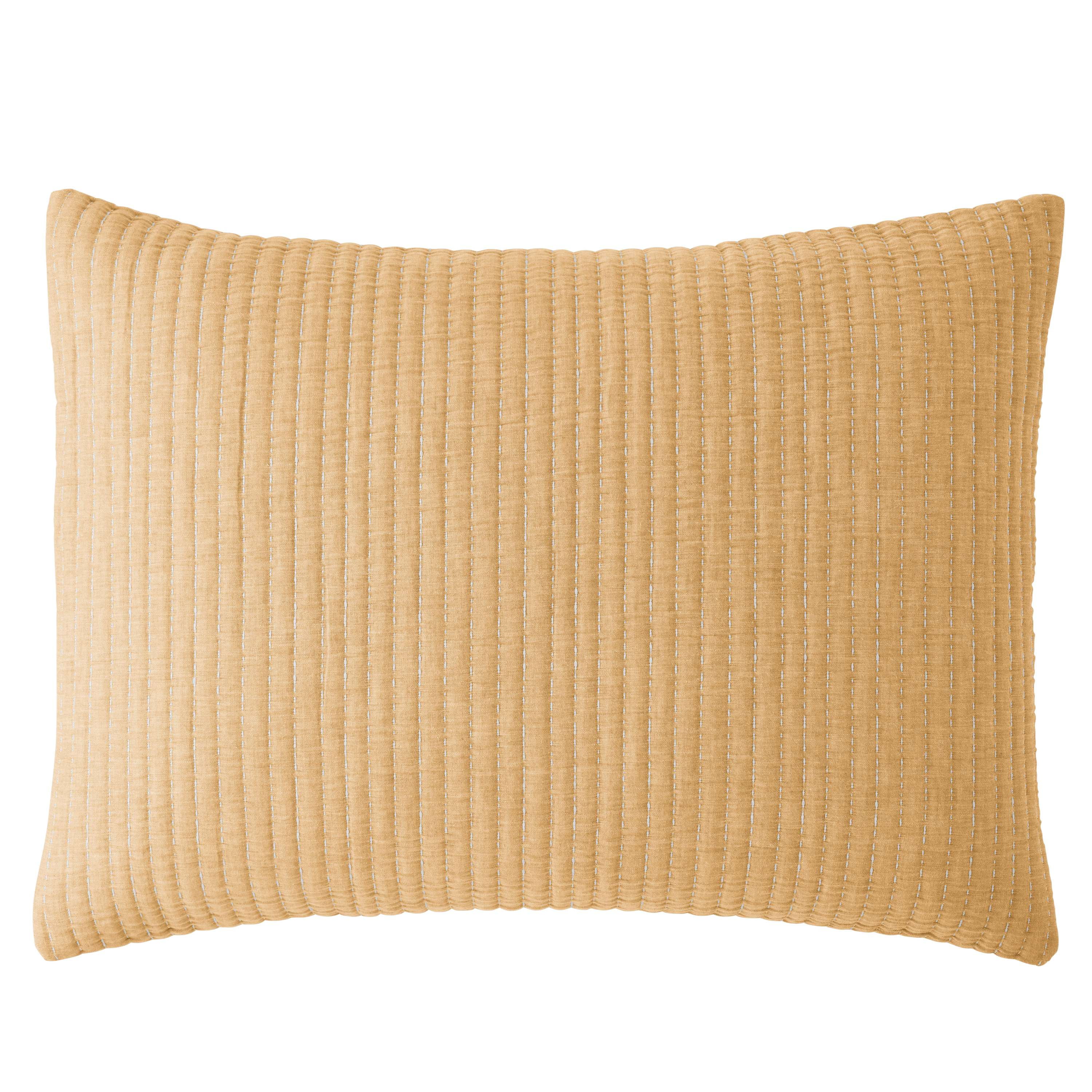 Mainstays 100% Cotton Matelassé Pillow Sham Bedding, Standard/Queen, 1 ...
