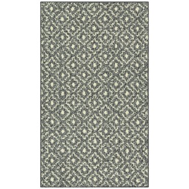 Shop Mainstays Traditional Leaf Block Rust Brown Print Indoor Accent ...