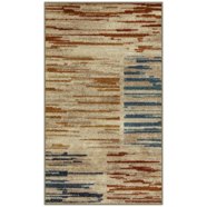 Well Woven Werrick Grey & Gold Striated Marble Pattern Area Rug 3'11" x ...
