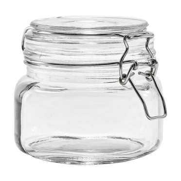 Mainstays Kitchen Storage 17-Ounce Clear Glass Lock Lid Jar - Walmart.com