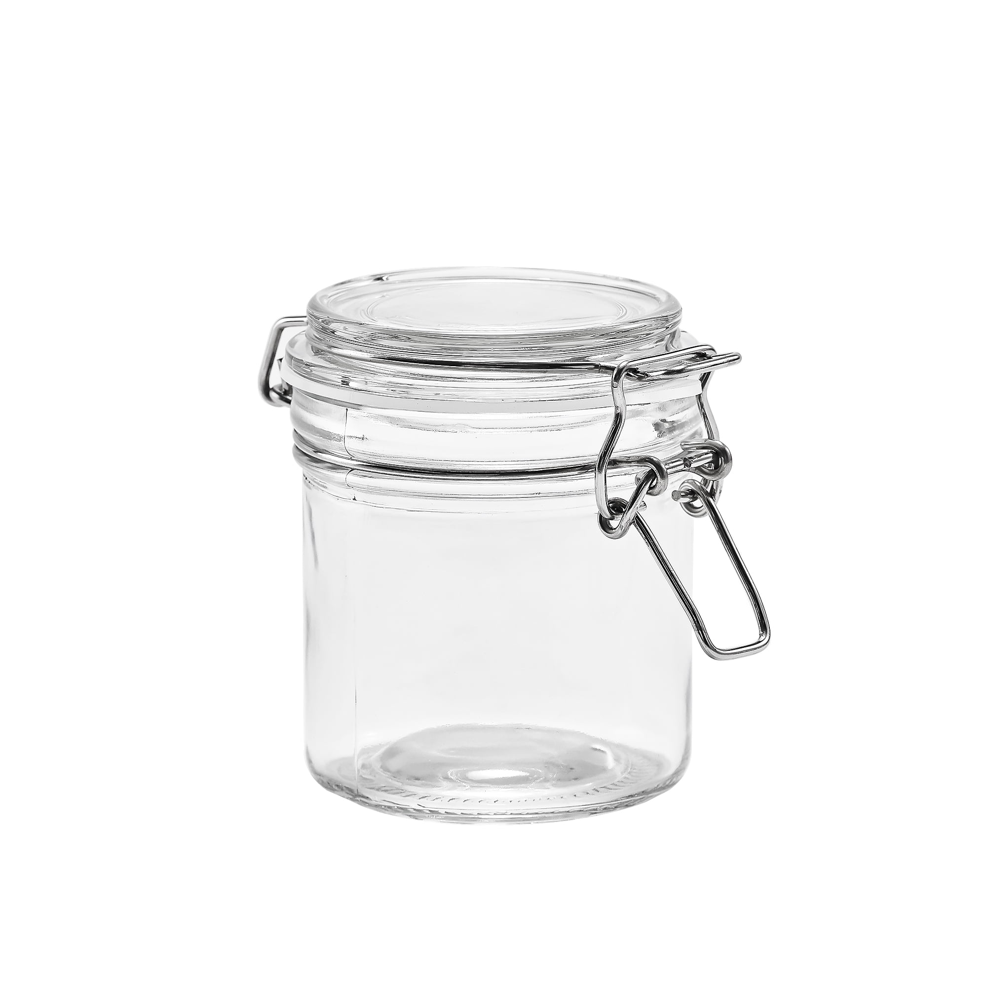 Mainstays Glass 9.4 oz Lock Lid Storage Jar Canister for Food and ...