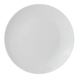 Mainstays Glazed White Round Stoneware Dinner Plate 10.3 inches ...