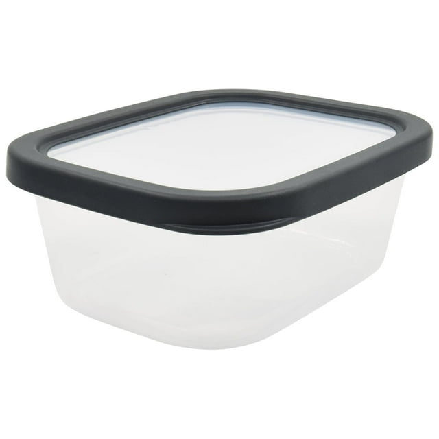 Mainstays Gray Plastic Durable Food Storage Containers (2 Count ...