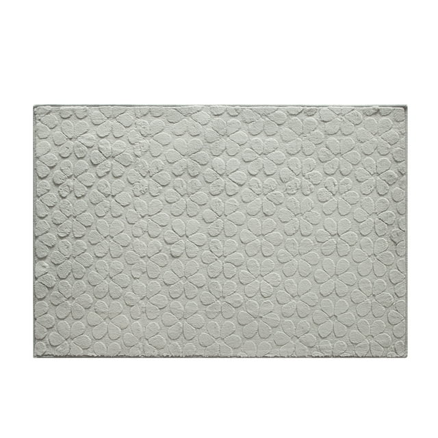 Mainstays Gray Raised Flower Rug For Adults, 30"x46" - Walmart.com