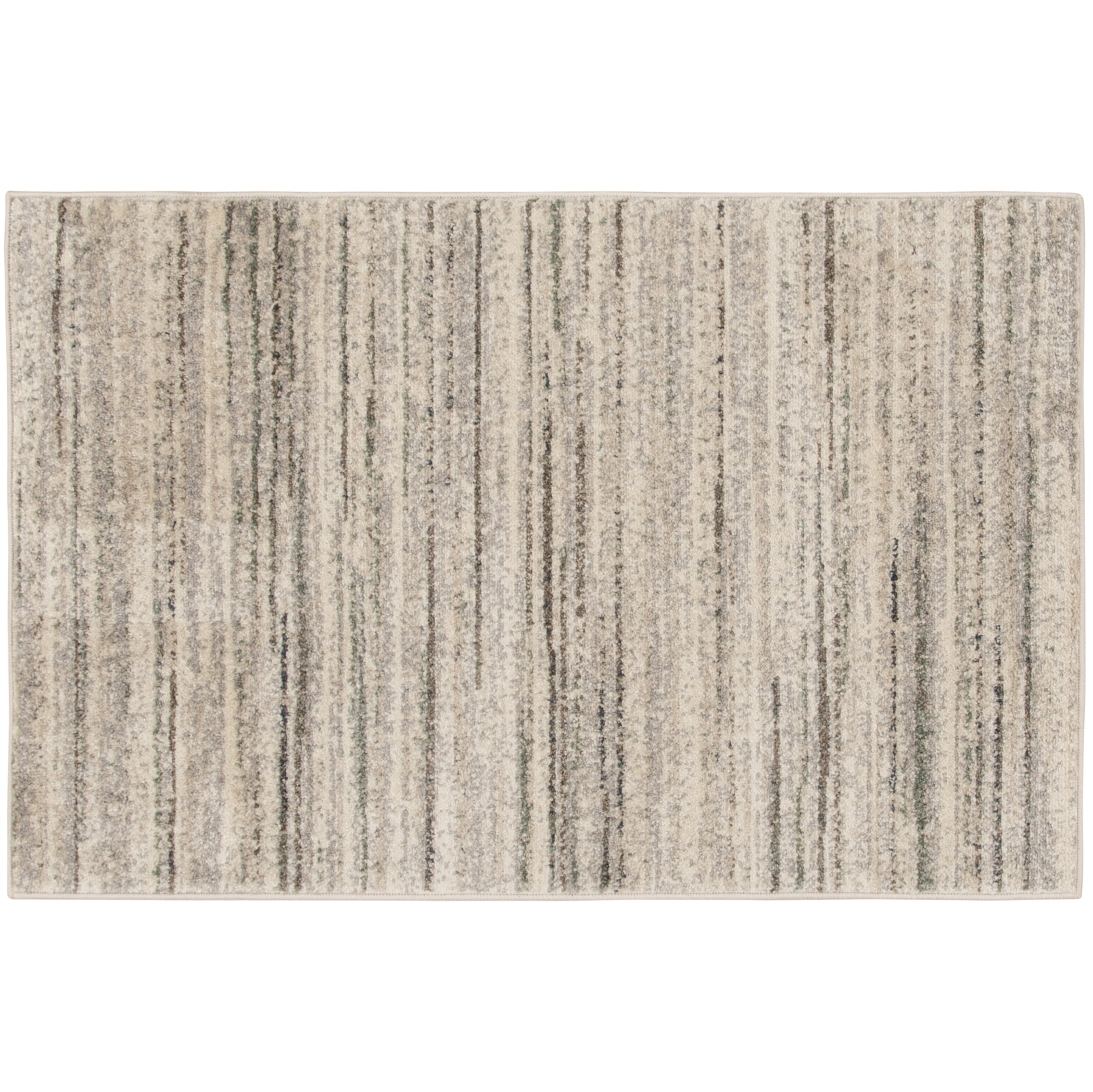 Mainstays Green Lines Modern Abstract Indoor Accent Rug, 30" x 46 ...