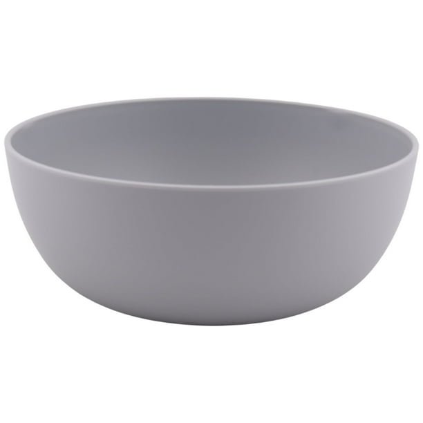 Mainstays - Grey Round Plastic Bowl, 38-Ounce - Walmart Business Supplies